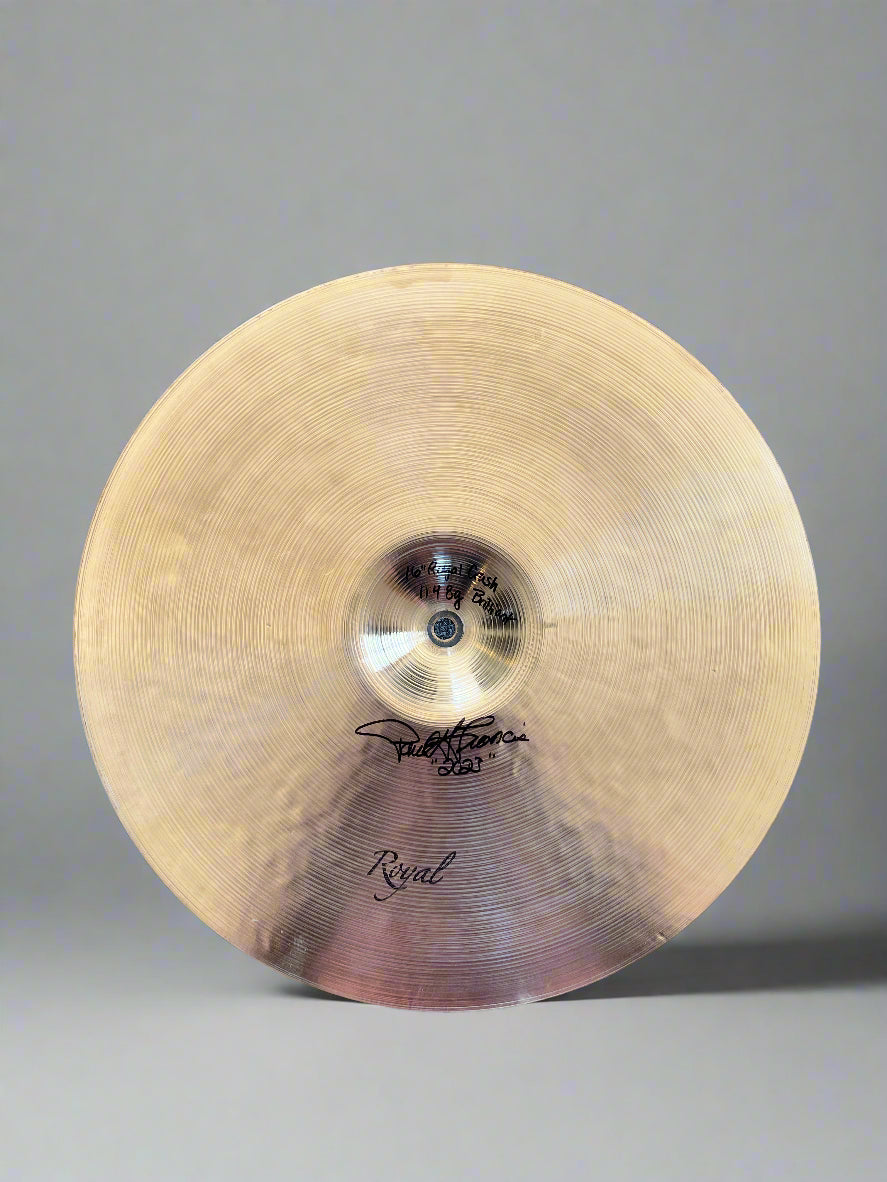 Royal Cymbals Brilliant 16" Crash – Round Sound Cymbals