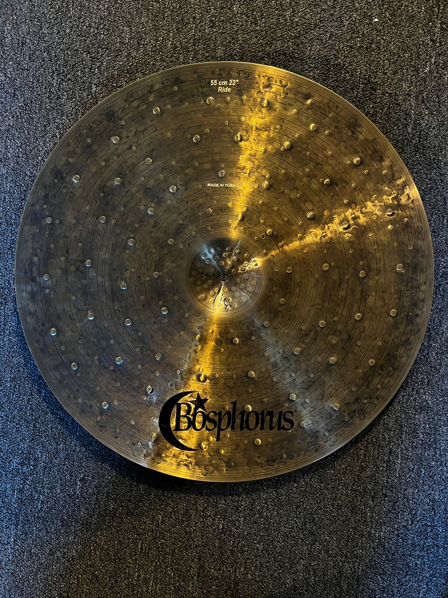 Bosphorus Custom Deep Hammer Patina 22" Ride 2052g – Round Sound Cymbals