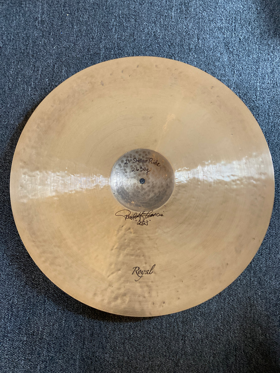 Royal Cymbals Stellar 21" Crash RIde 2300g – Round Sound Cymbals
